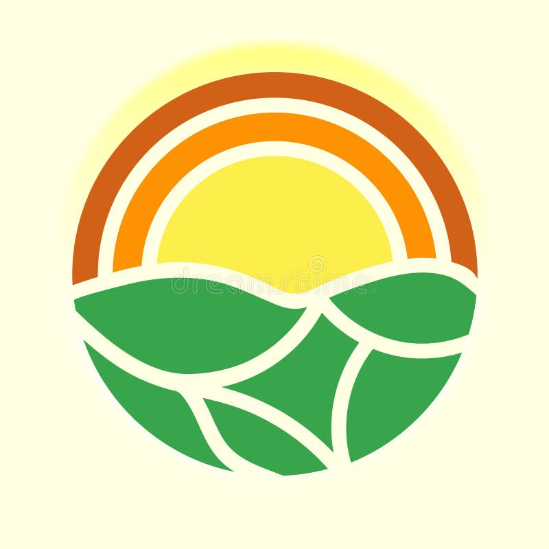 Solstice Day, Sun and Earth in the Form of a Circle, Bright and Summery ...