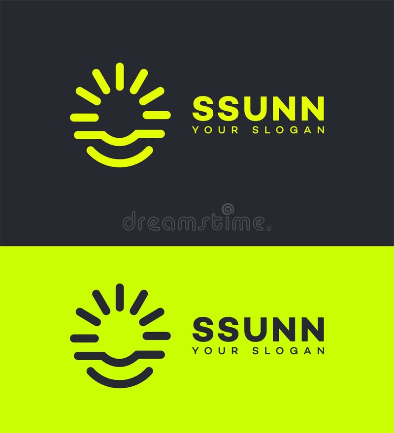 Sun Logo Design Template stock vector. Illustration of burst - 307200086