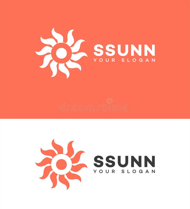 Sun Logo Design Template stock vector. Illustration of brand - 307200090