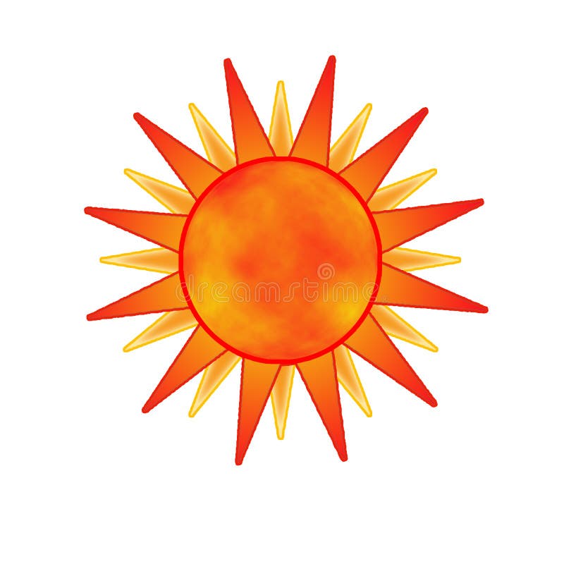 The Sun stock vector. Illustration of celestial, heavenly - 2972259