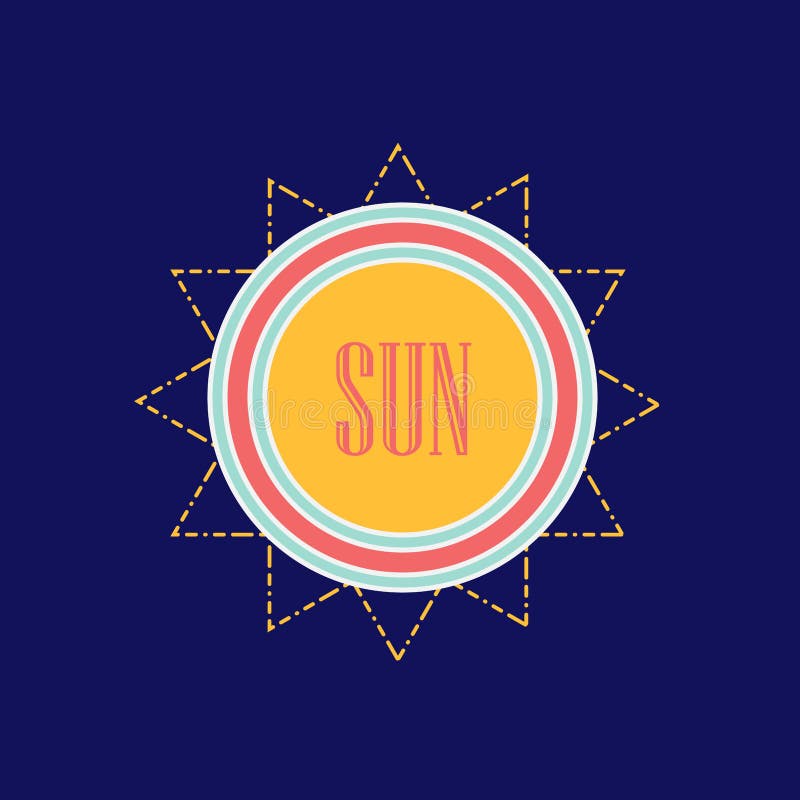 Sun. Abstract Summer Banner. Vector Eps 10. Stock Illustration ...