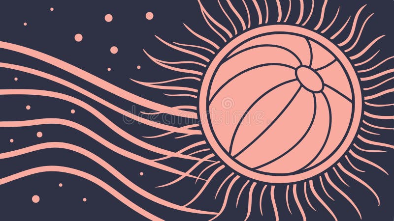 Sun Abstract Waves Celestial Vector Art, Vector Design Generative AI ...