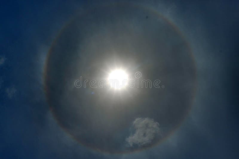 The Sun is All Around, in the Sky. Stock Image - Image of created, view ...