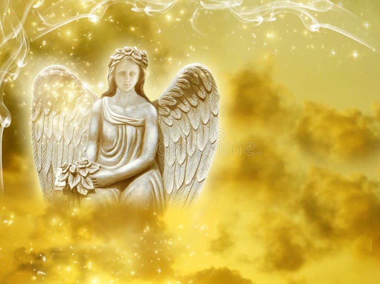 Sun angel stock image. Image of spiritual, christianity - 65170957