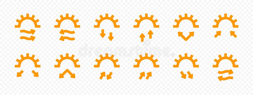 Sun and Arrows Vector Design Stock Vector - Illustration of logo, high ...