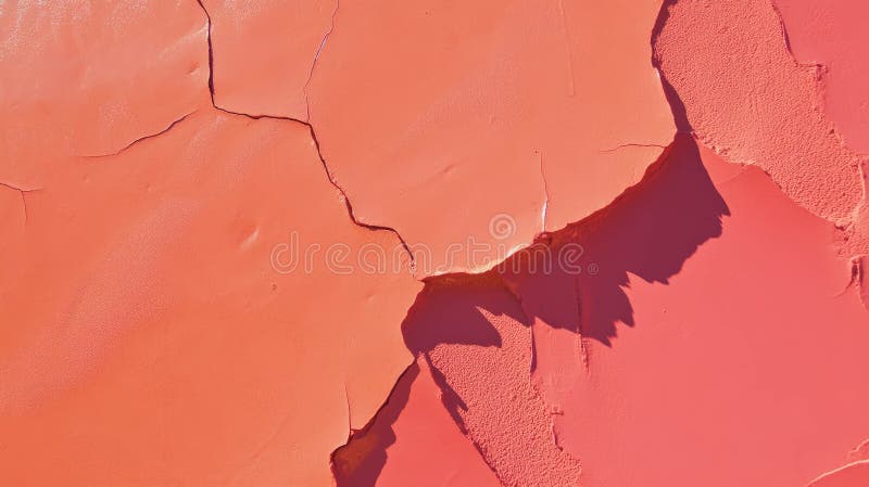 Sun Baked Clay Wall with Cracked Texture for Background and Design ...