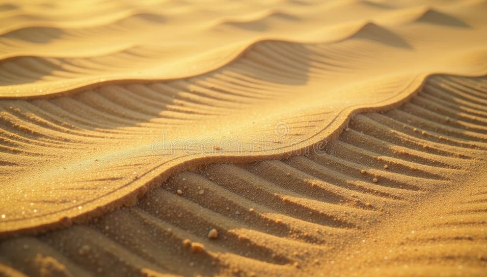 Sun Baked Sand, Delicate Wave Patterns Etched Deeply, Background ...