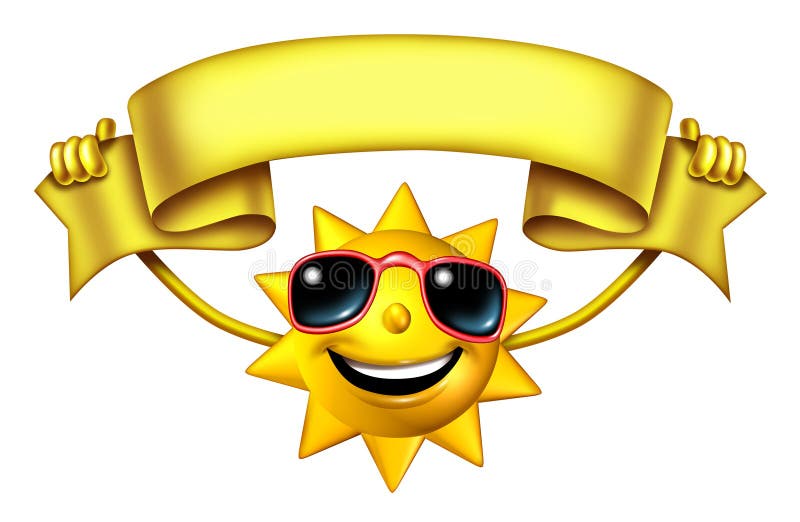 Happy summer sun stock vector. Illustration of design - 19960423