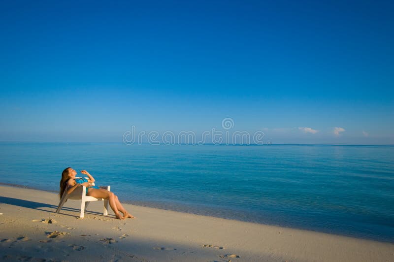 279 Woman Sun Bathing Maldives Stock Photos - Free & Royalty-Free Stock ...