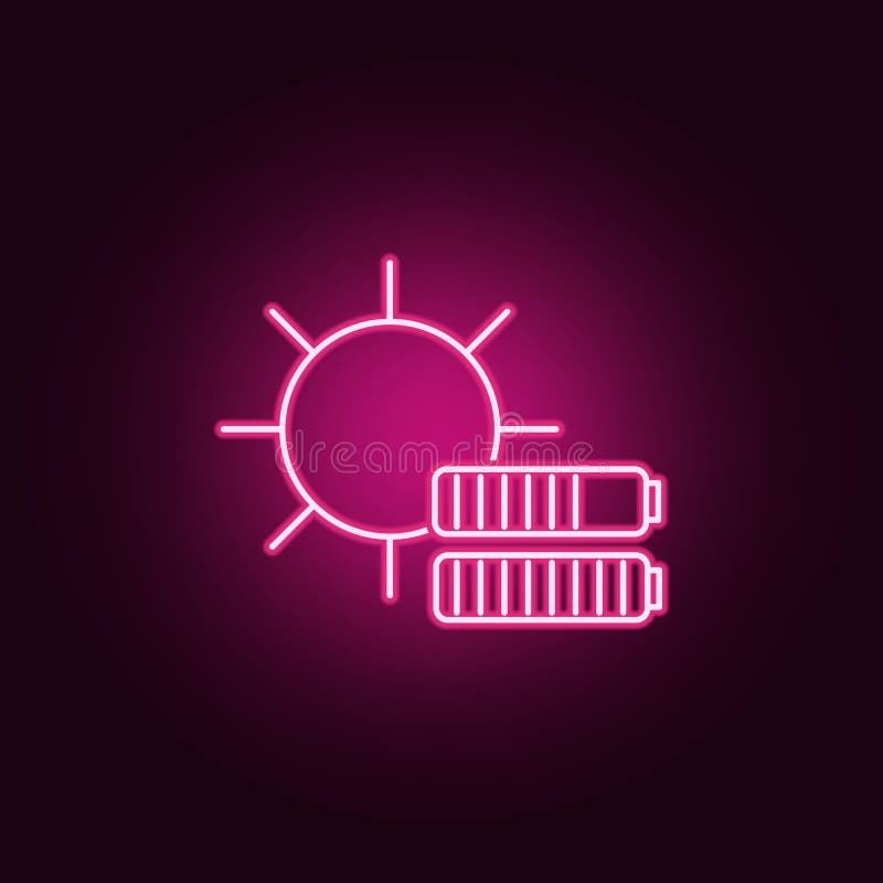 Loading Neon Icon for Website, Mobile Application and Template UI ...