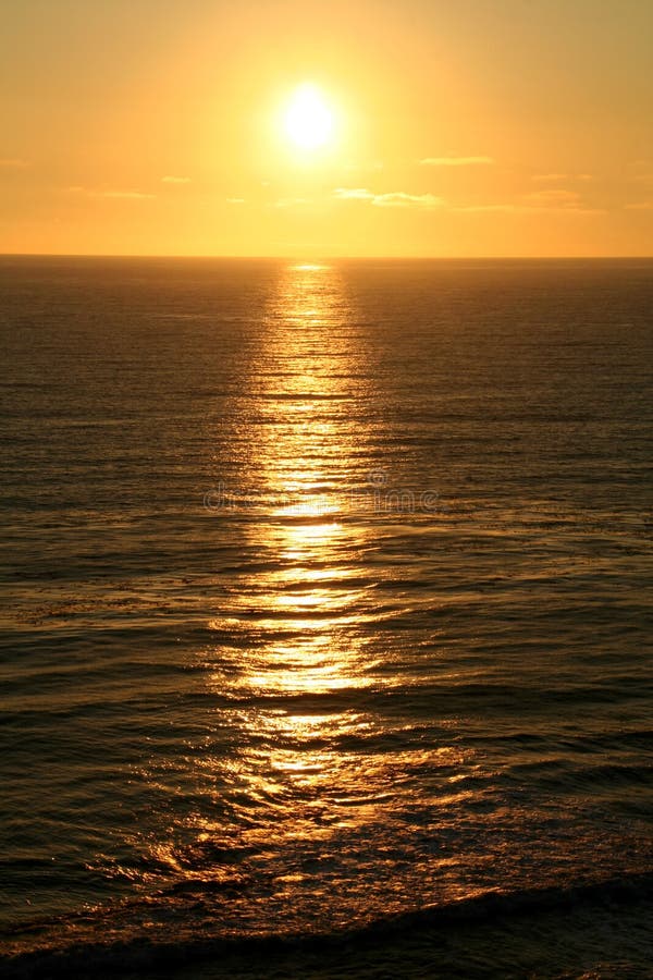 Sun beam stock image. Image of light, ocean, pacific, path - 3946445