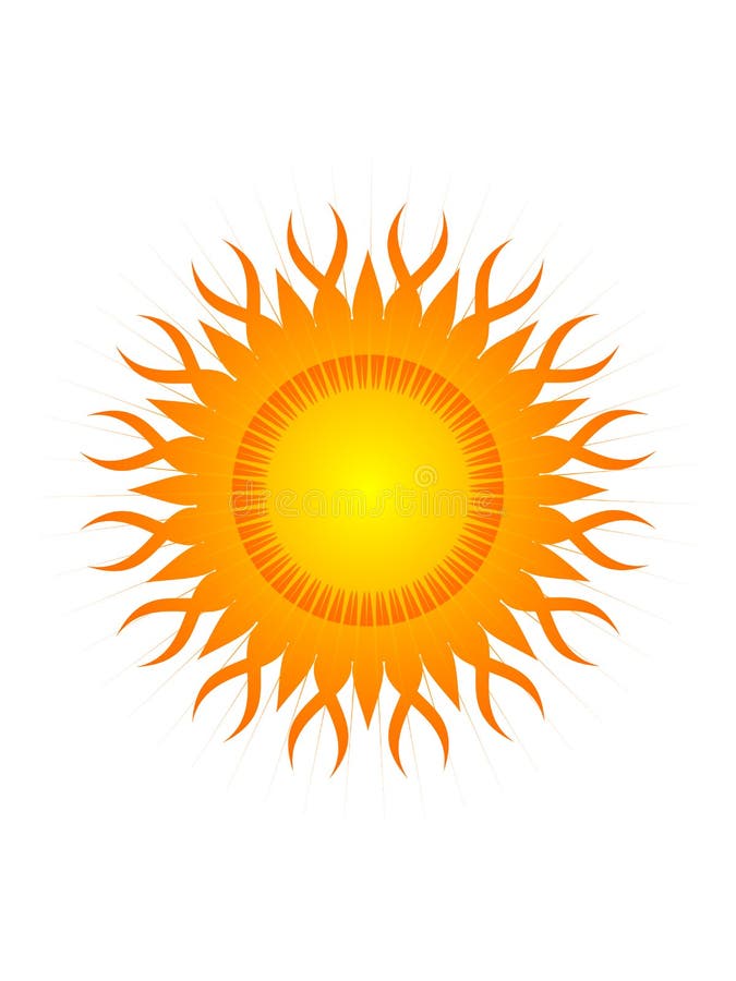 Vector lemon sun stock vector. Illustration of design - 9070821