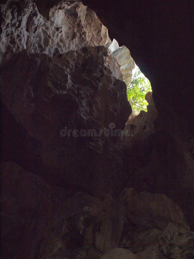 Sun beam in cave stock image. Image of ancient, caving - 166438053