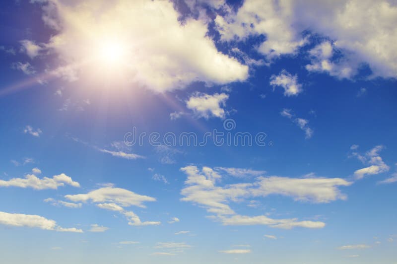 Sun on beautiful sky stock image. Image of outdoors, shine - 66825487