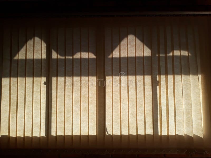 The shadow in the window stock photo. Image of curtains - 128986360