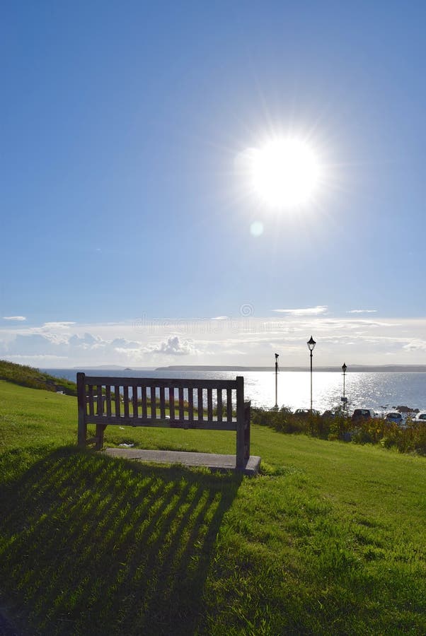 Sun Bench stock image. Image of seaside, sunny, sunshine - 43283565