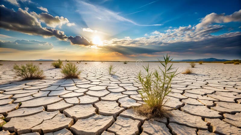 Sun-Bleached Bones of a Withered Field Generative AI Stock Illustration - Illustration of ...