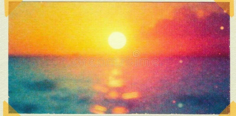 Sun Bleached Polaroid with Masking Tape, Corners Curled, Texture ...