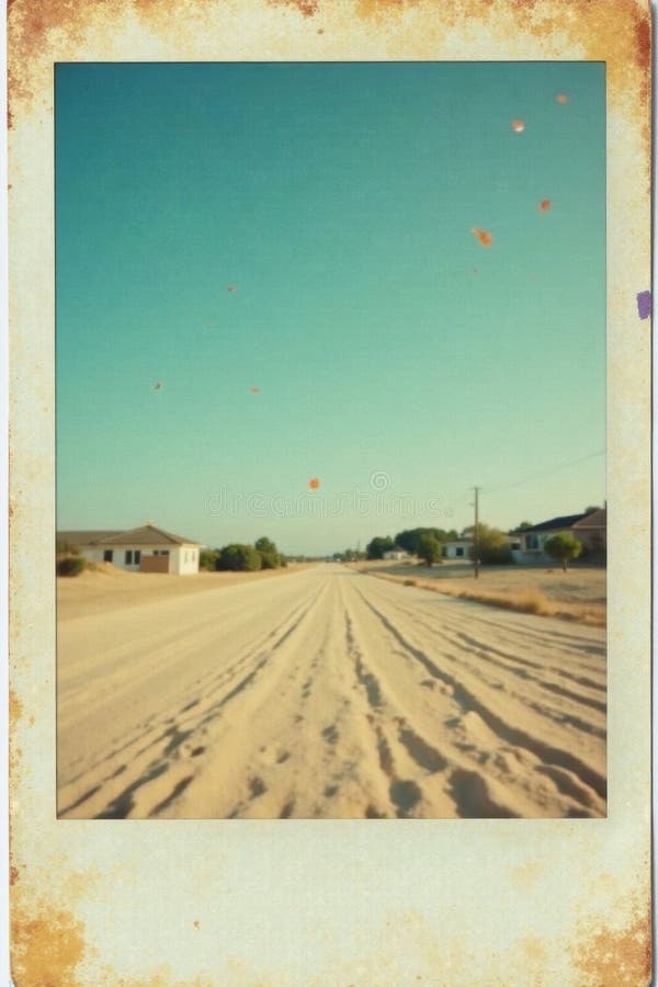 Sun Bleached Polaroid, Taped Corners, Nostalgic Vibe, Retro, Memory ...