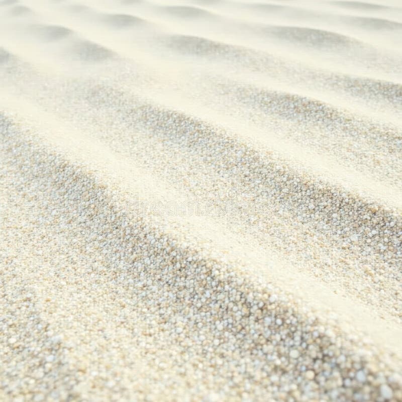 Sun Bleached White Sand, Fine Texture, Bright Light, Coast, Ocean Stock ...