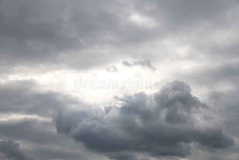 Sun Breaking through Rain Clouds, Cloudy Sky, Cloudy Background Stock ...