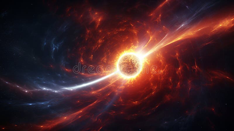 Sun with Powerful Bursting Flares with Magnetic Storms and Plasma ...