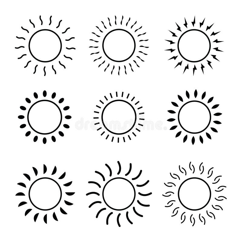 Sunburst Dashed Line Stock Illustrations – 329 Sunburst Dashed Line ...
