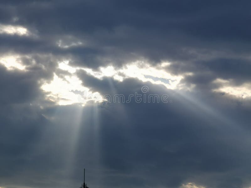 Sunburst stock image. Image of clouds, scene, burst - 246499295