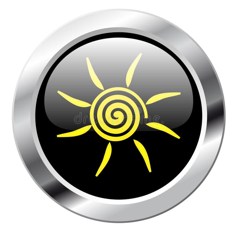 Glossy Sun Button Icon Stock Illustrations – 1,454 Glossy Sun Button ...