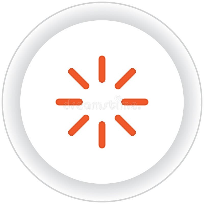 Sun Button. Vector Illustration Decorative Design Stock Vector ...