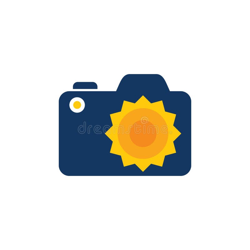 Sun Camera Logo Icon Design Stock Vector - Illustration of company ...