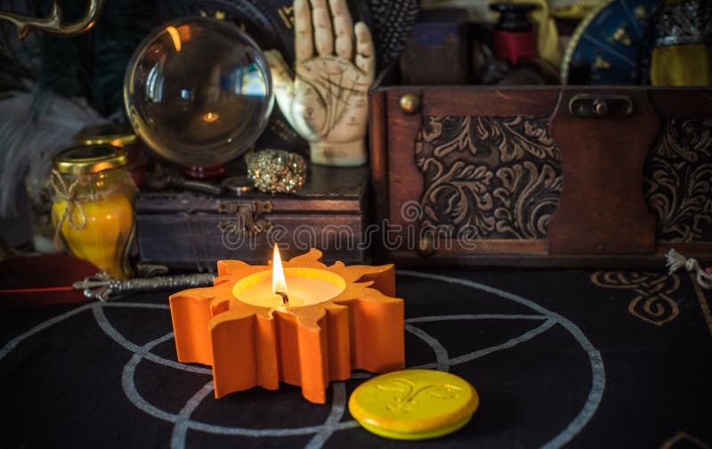 Sun Candle – Source of Light, Warmth, and Space Cleansing Energy Stock ...