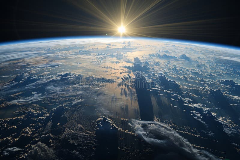 The Sun Casting Shadows on the Earth Below, Casting Shadows on the ...