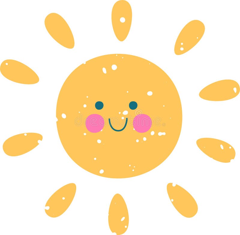 Sun Character Splash Texture Stock Vector - Illustration of texture ...