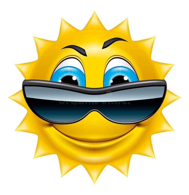 Sun character winking stock illustration. Illustration of smile - 38176967