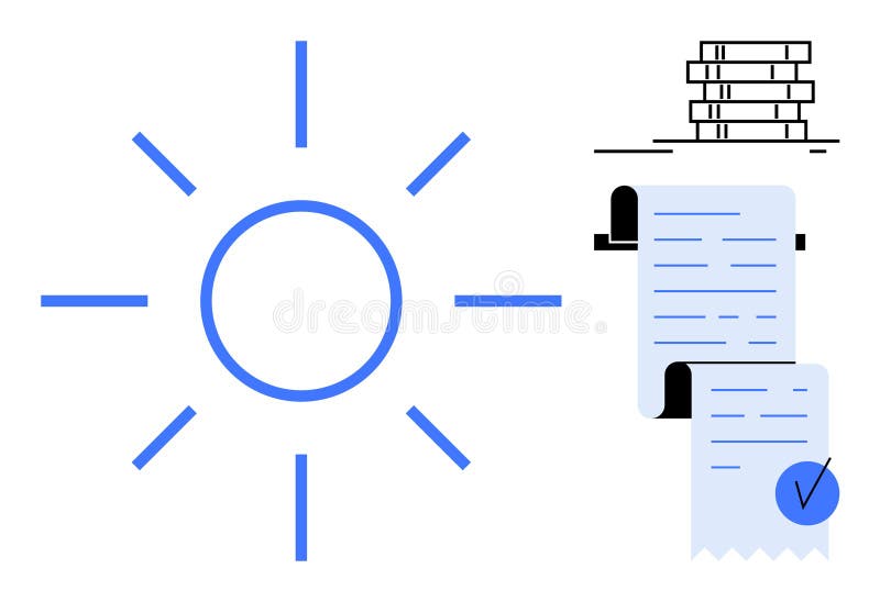 Sun, Checklist, and Books Elements of Productivity and Learning Stock ...