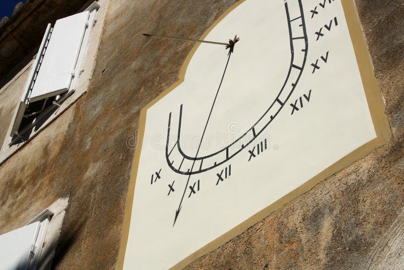 Sun clock stock image. Image of mediterranean, croatia - 53593483