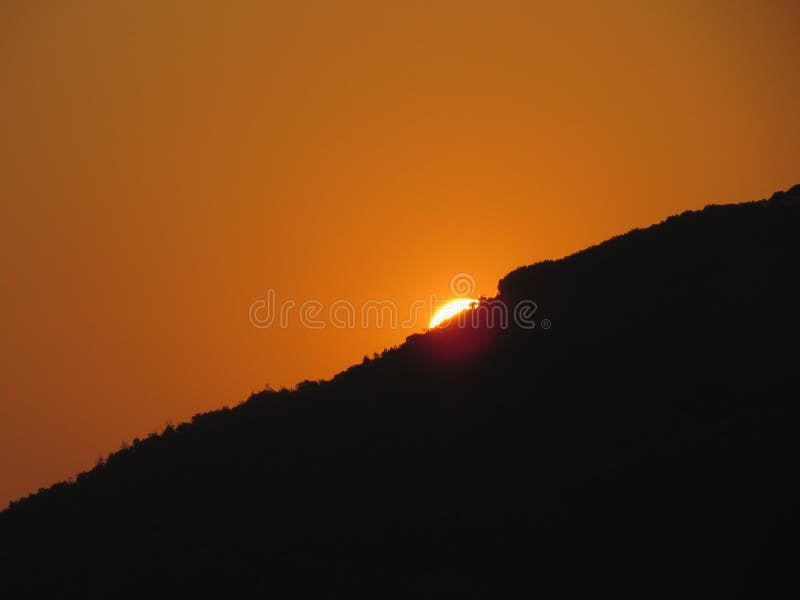 The Sun, Close Up of the Orange Sun Stock Photo - Image of sunlight ...