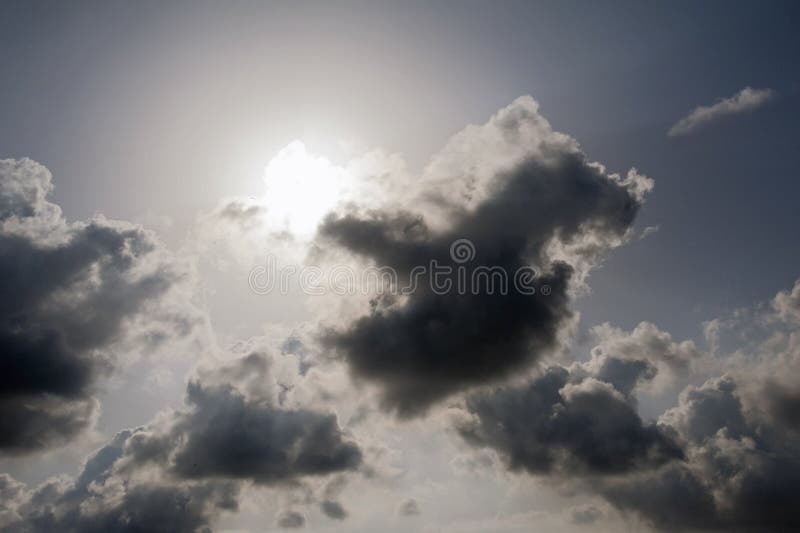Sky with Dramatic Clouds. Environment, Climate. Stock Image - Image of ...