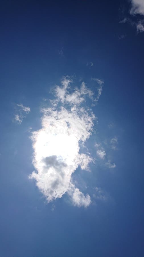 Sun Cloud Blue Sky. Weather 2023 Stock Image - Image of weather, blue ...