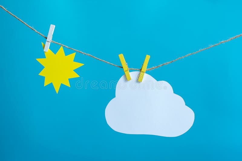 Sun and cloud stock photo. Image of string, information - 39122686