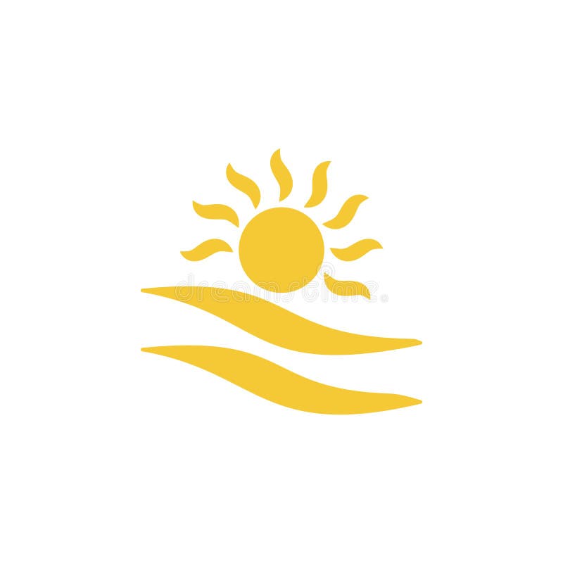 Sun, Cloud Icon - Vector. Simple Element Illustration Summer Concept ...