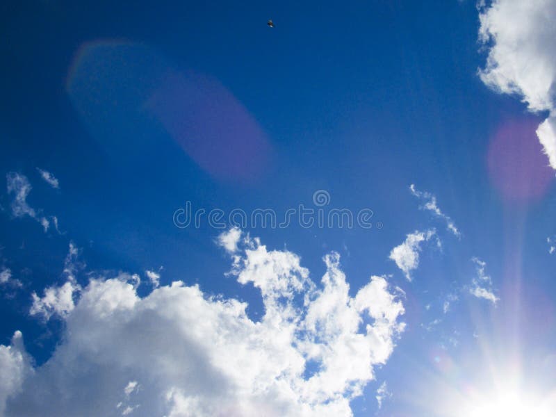 Sun Rays Falling Through The Clouds Stock Image - Image of dramatic ...