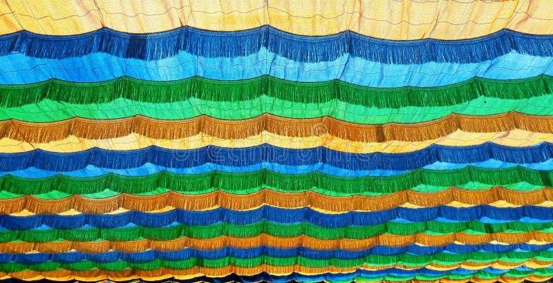 The Sun through the Colorful Plastic Cloth Stock Photo - Image of ...