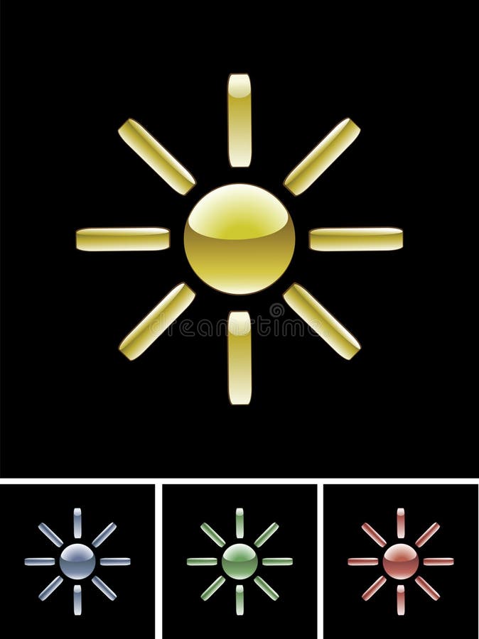 Sun colors stock vector. Illustration of sunshine, shape - 8231636