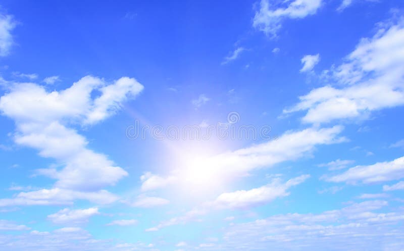 Sun Comes Out of the Clouds. Stock Photo - Image of photons, season ...