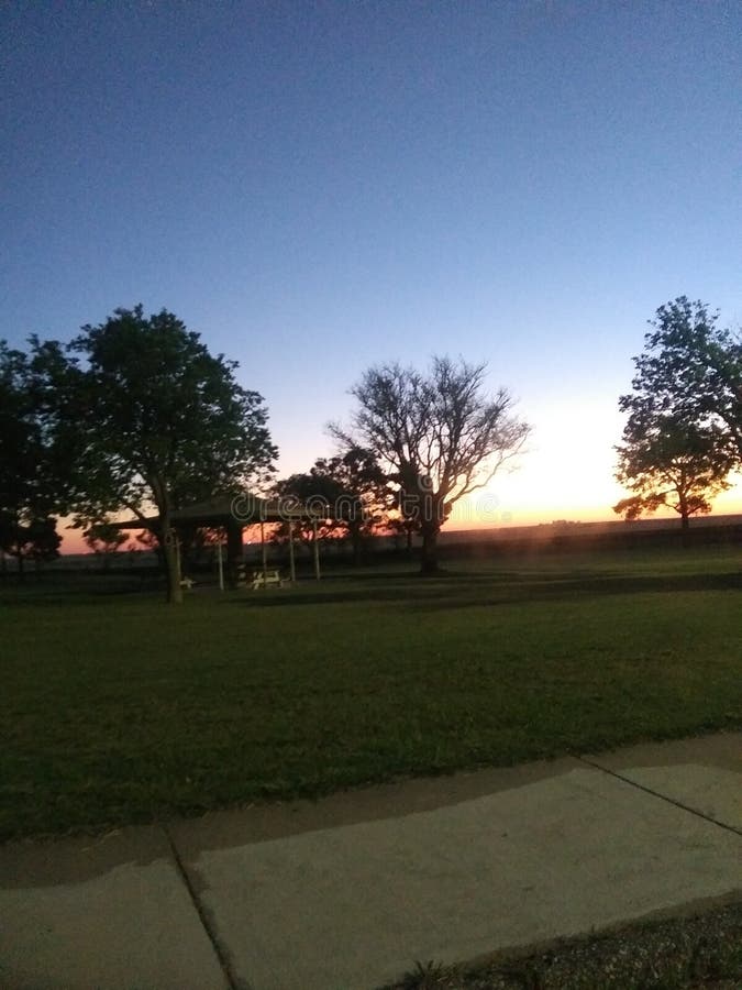 Sun coming up for the day stock photo. Image of morning - 184978226