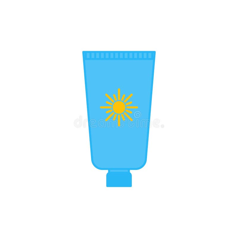Sun Cream Vector Graphic Design Illustration Stock Vector ...