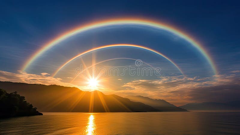 Sun curved light rays stock illustration. Illustration of bending ...