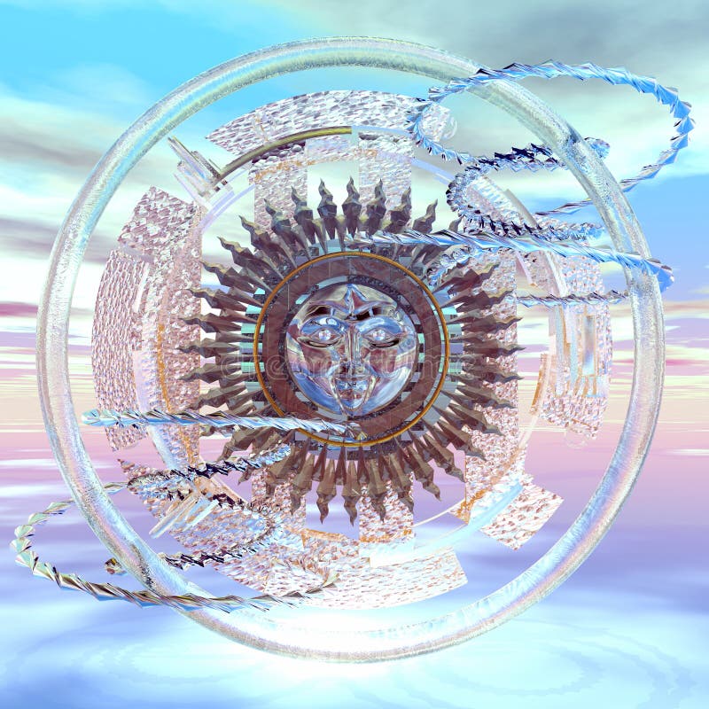 Sun Dance stock illustration. Illustration of reflection - 37650258